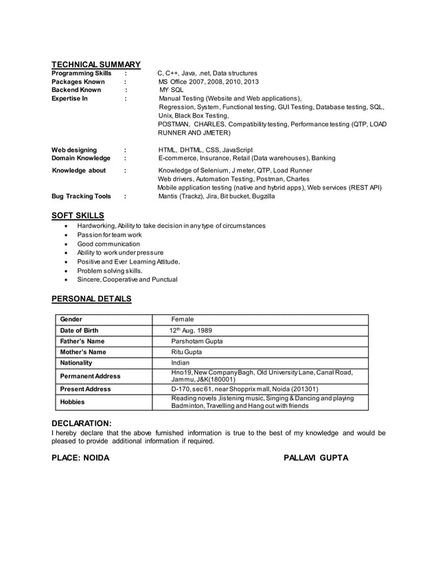 PALLAVI GUPTA RESUMEE | PDF