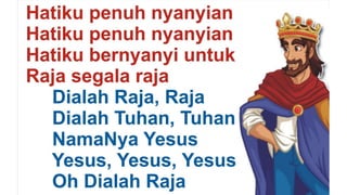 Lagu-lagu sekolah minggu anak rohani kristen | PPTX