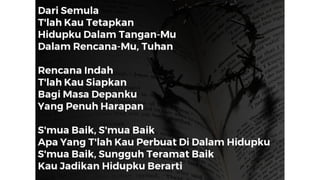 Lagu-lagu sekolah minggu anak rohani kristen | PPTX