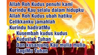 Lagu-lagu sekolah minggu anak rohani kristen | PPTX