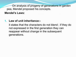 introduction, terms, mendelian law, chromosome,karyotyping-Dr.Gourav | PPT