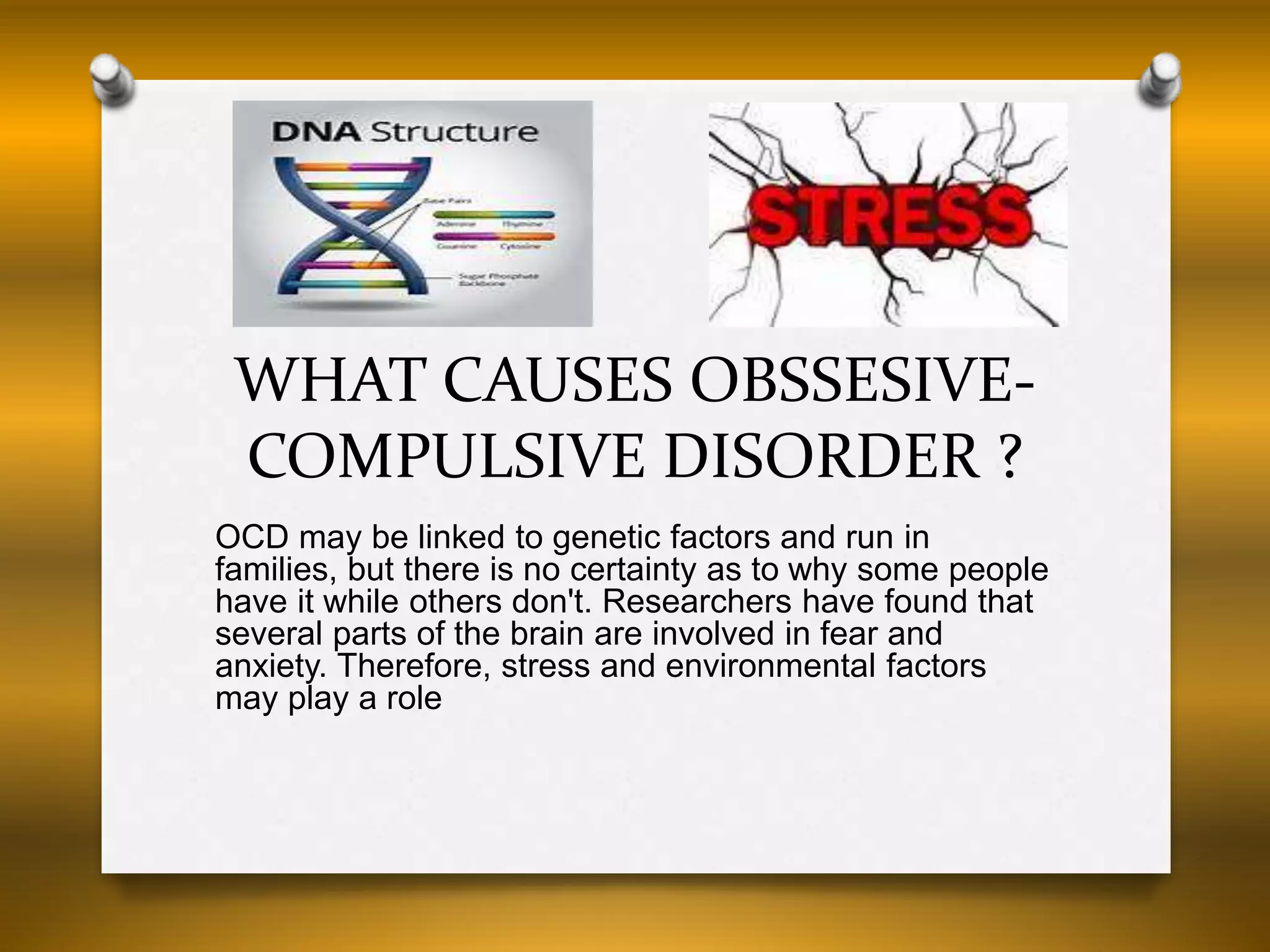 OBSSESIVE-COMPULSIVE DISORDER | PPTX