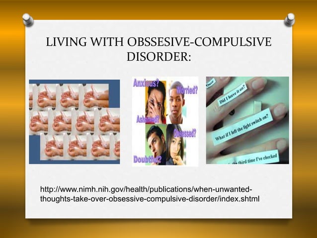 OBSSESIVE-COMPULSIVE DISORDER | PPT