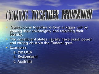 4 federalism revision | PPT