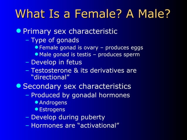 4 Female Male Chromosomal Intersex | PPT