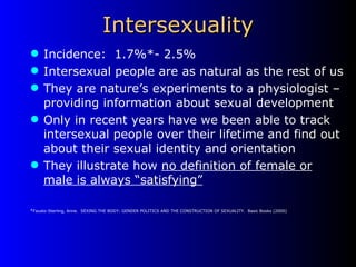 4 Female Male Chromosomal Intersex | PPT