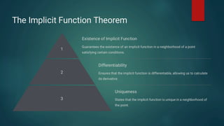 Describing ppt on Jacobian of Implicit Function | PDF
