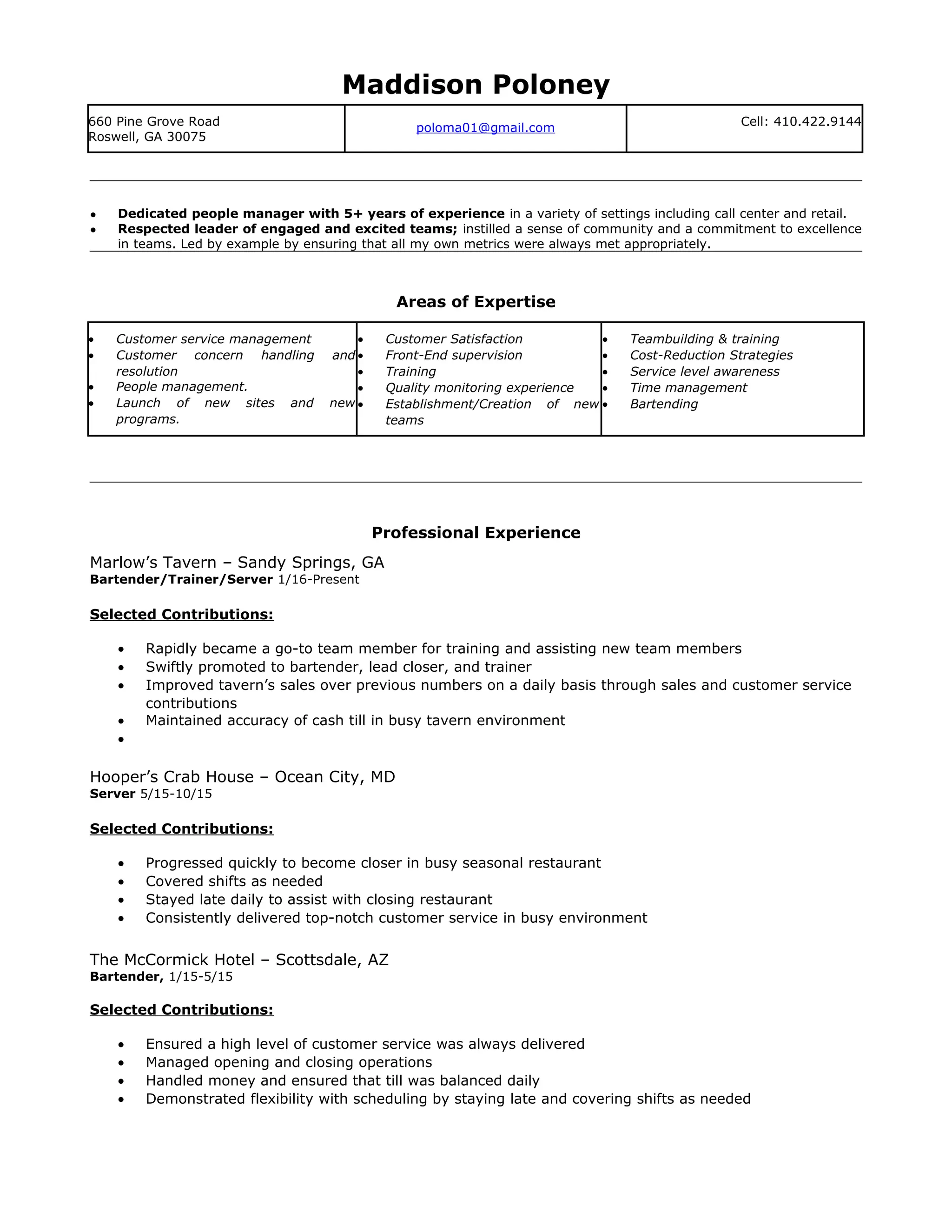 MResume3 | PDF