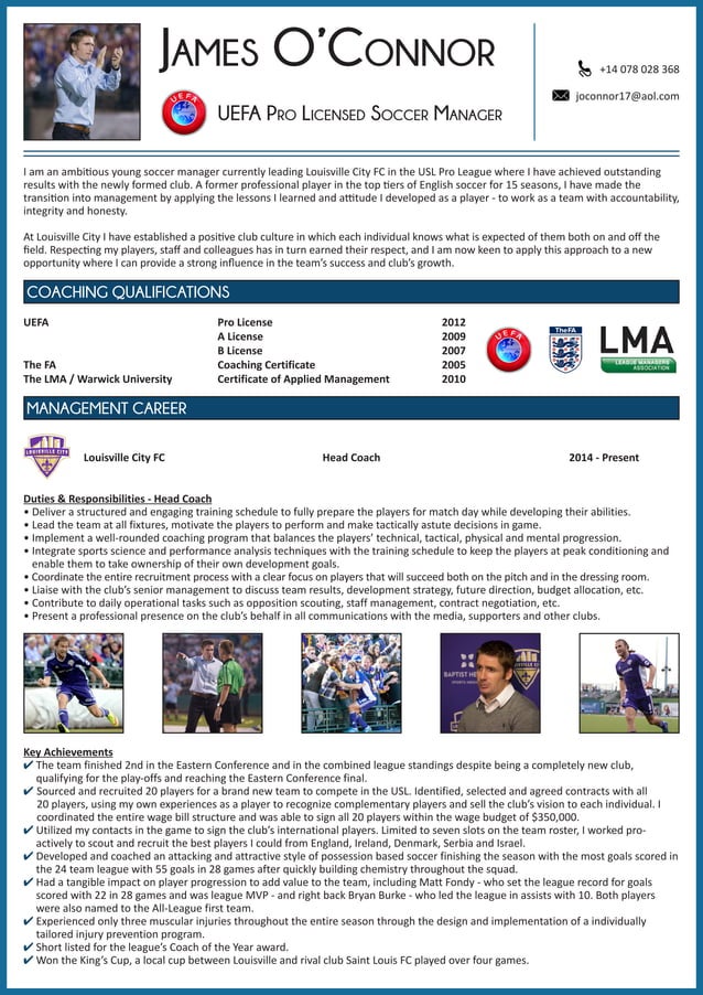 James O'Connor CV | PDF