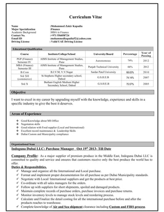 Curriculum Vitae | PDF