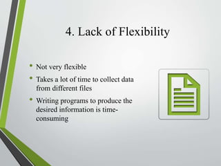 File Processing System and Database Systems | PPTX