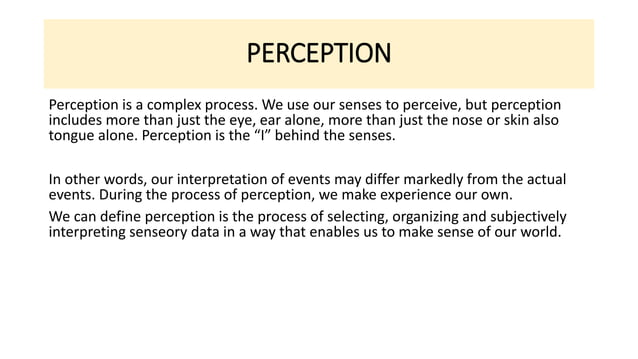 4) filters and perception in communication | PPTX