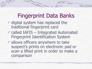 Fingerprinting | PPT