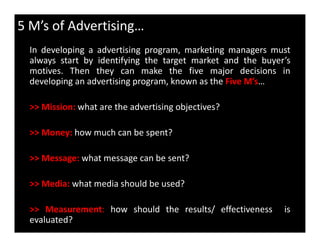 4 five m of advertising | PPT