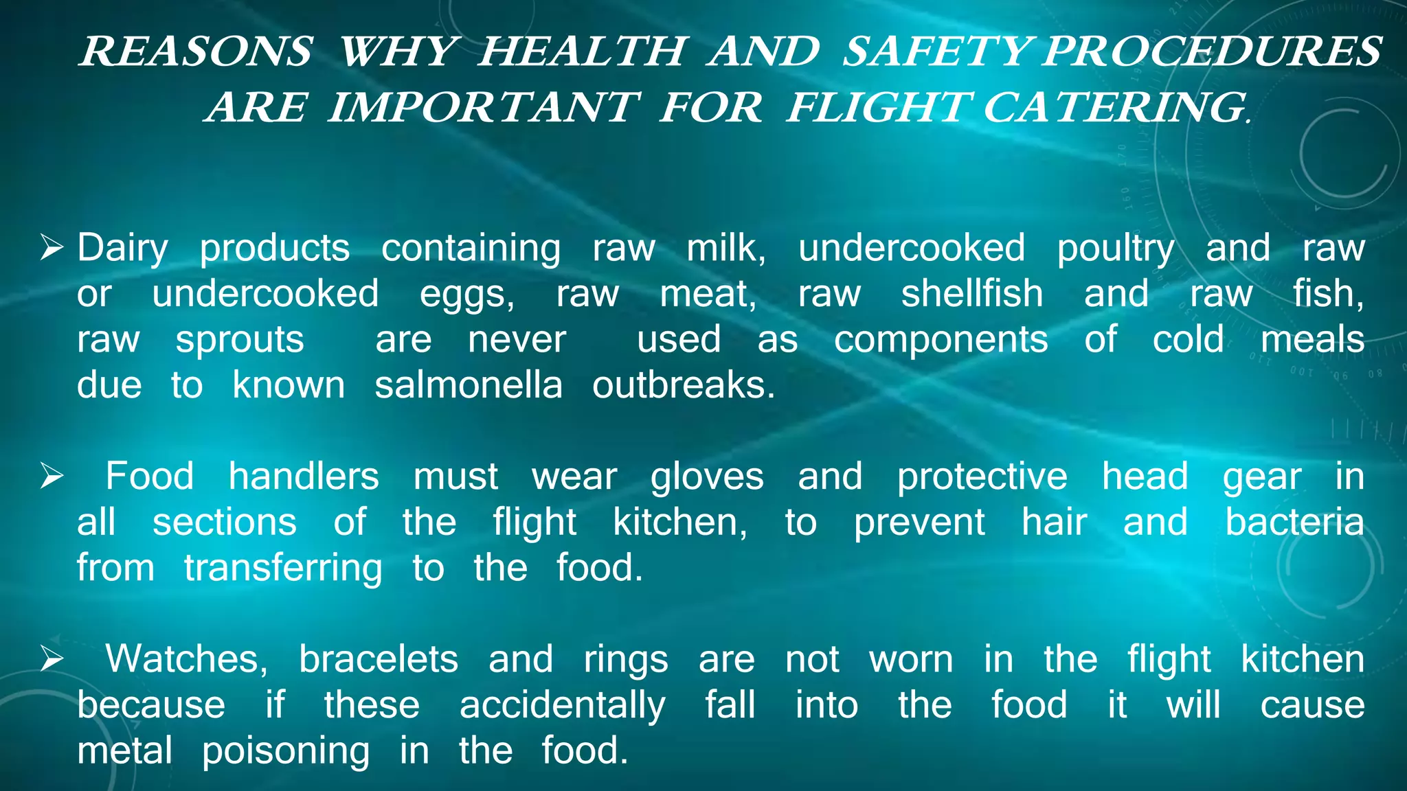 Flight caterring (Hospitality) | PPTX