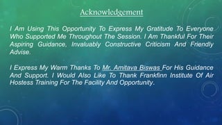 Flight caterring (Hospitality) | PPTX