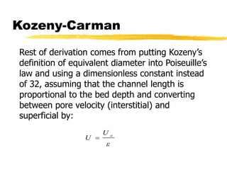 Particle Technology- Fluid Flow in Porous Media | PPTX