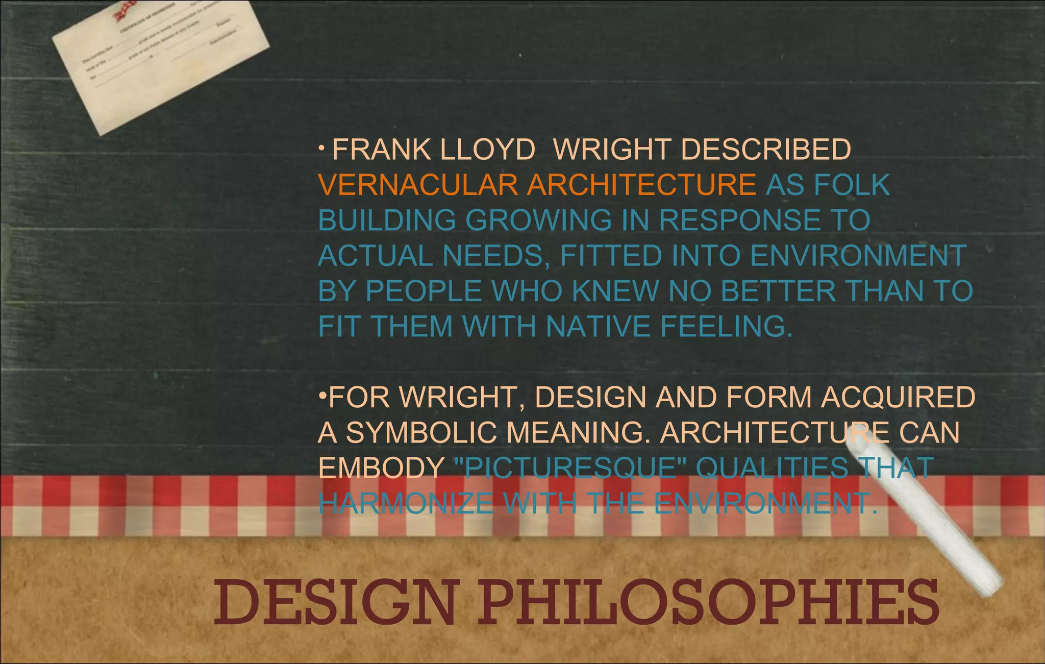 Architect Frank Lloyd Wright | PPT