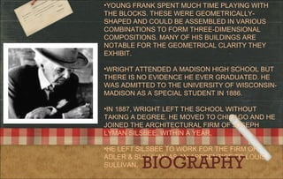 Architect Frank Lloyd Wright | PPT