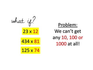 Multiplying with Tens, Hundreds and Thousands | PPT