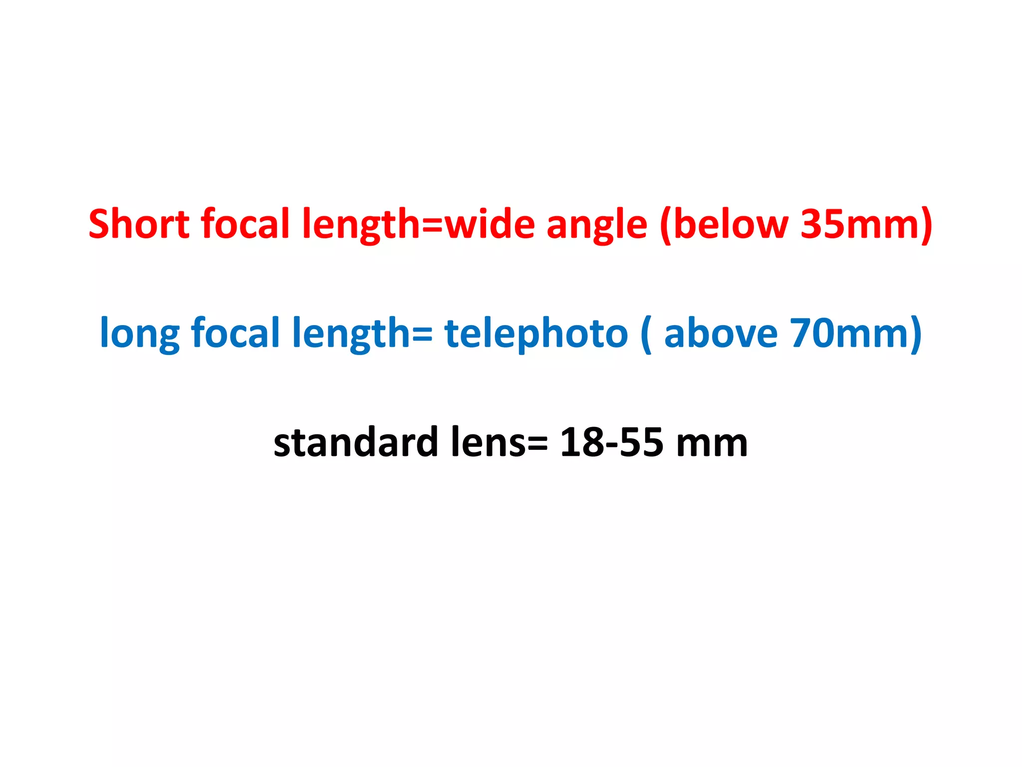 4 focal length | PPTX