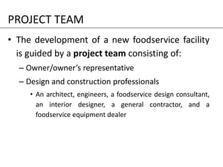 Food service design | PPTX