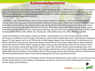 Assessing progress in national REDD+ policy processes | PPTX