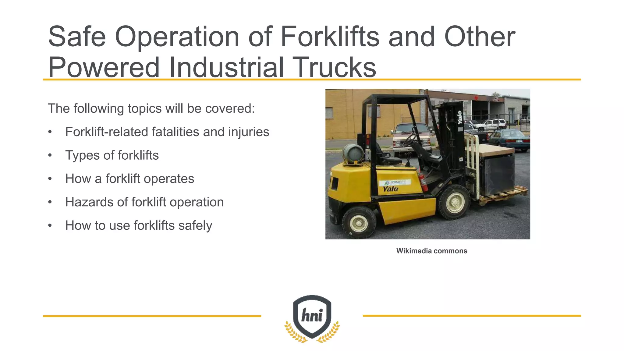 Train the Trainer: Forklift Safety | PPTX