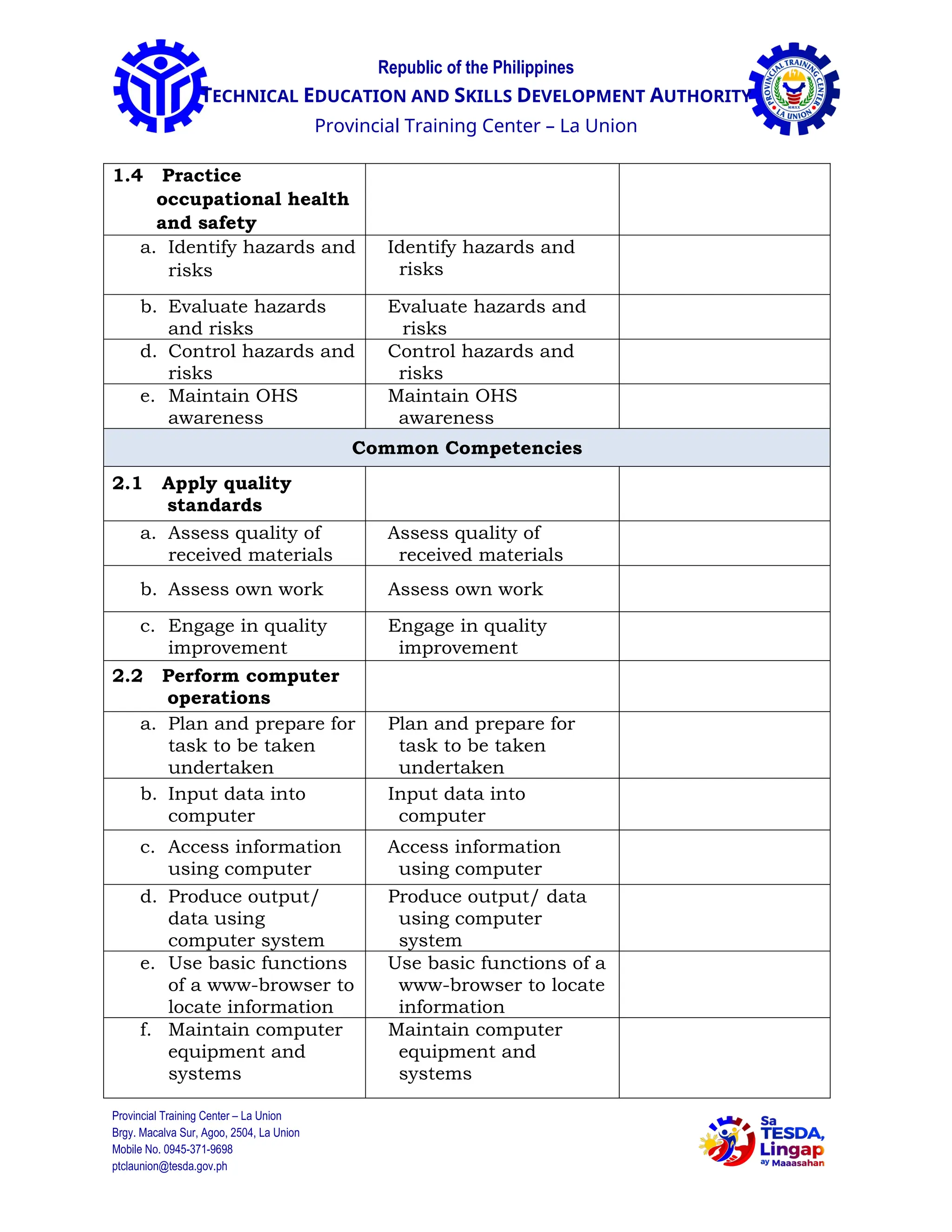 4 Form 4.3 - Summary of Current Competencies vs Required Competencies.docx