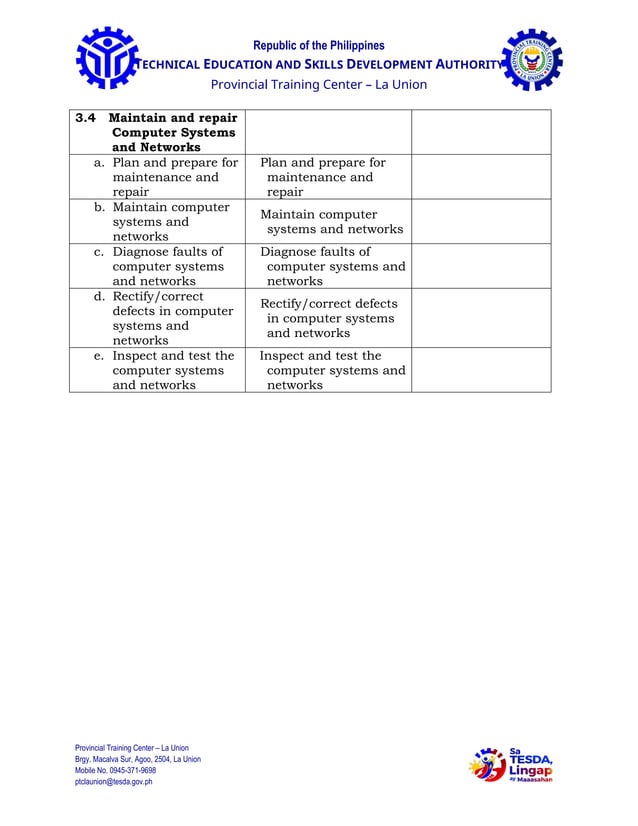 4 Form 4.3 - Summary of Current Competencies vs Required Competencies ...