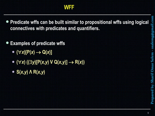 #4 formal methods – predicate logic | PPTX | Programming Languages | Computing