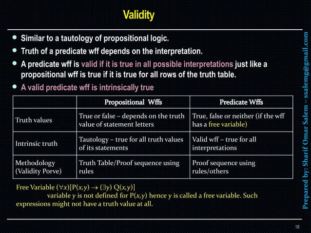 #4 formal methods – predicate logic | PPTX | Programming Languages | Computing