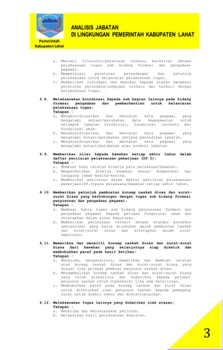 4 form anjab lahat contoh | PDF