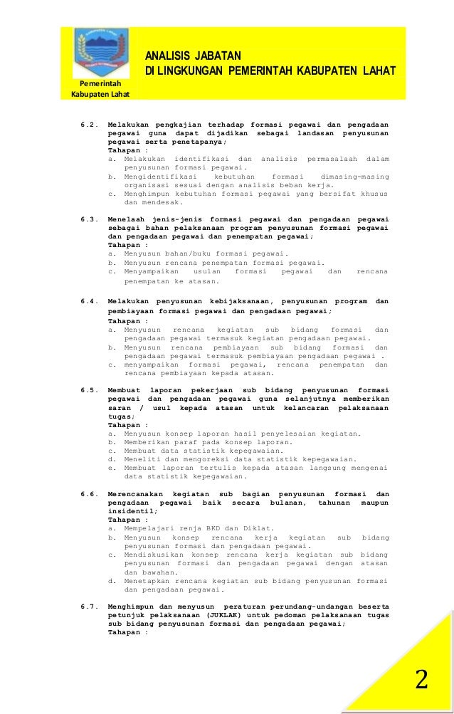 4 form anjab lahat contoh