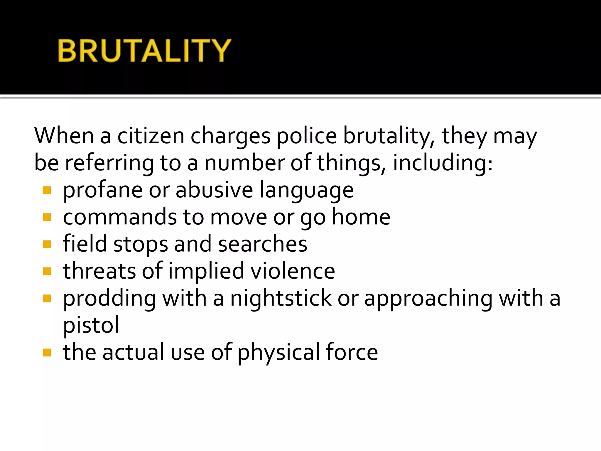 forms, extent & cause of poloice deviance | PPTX