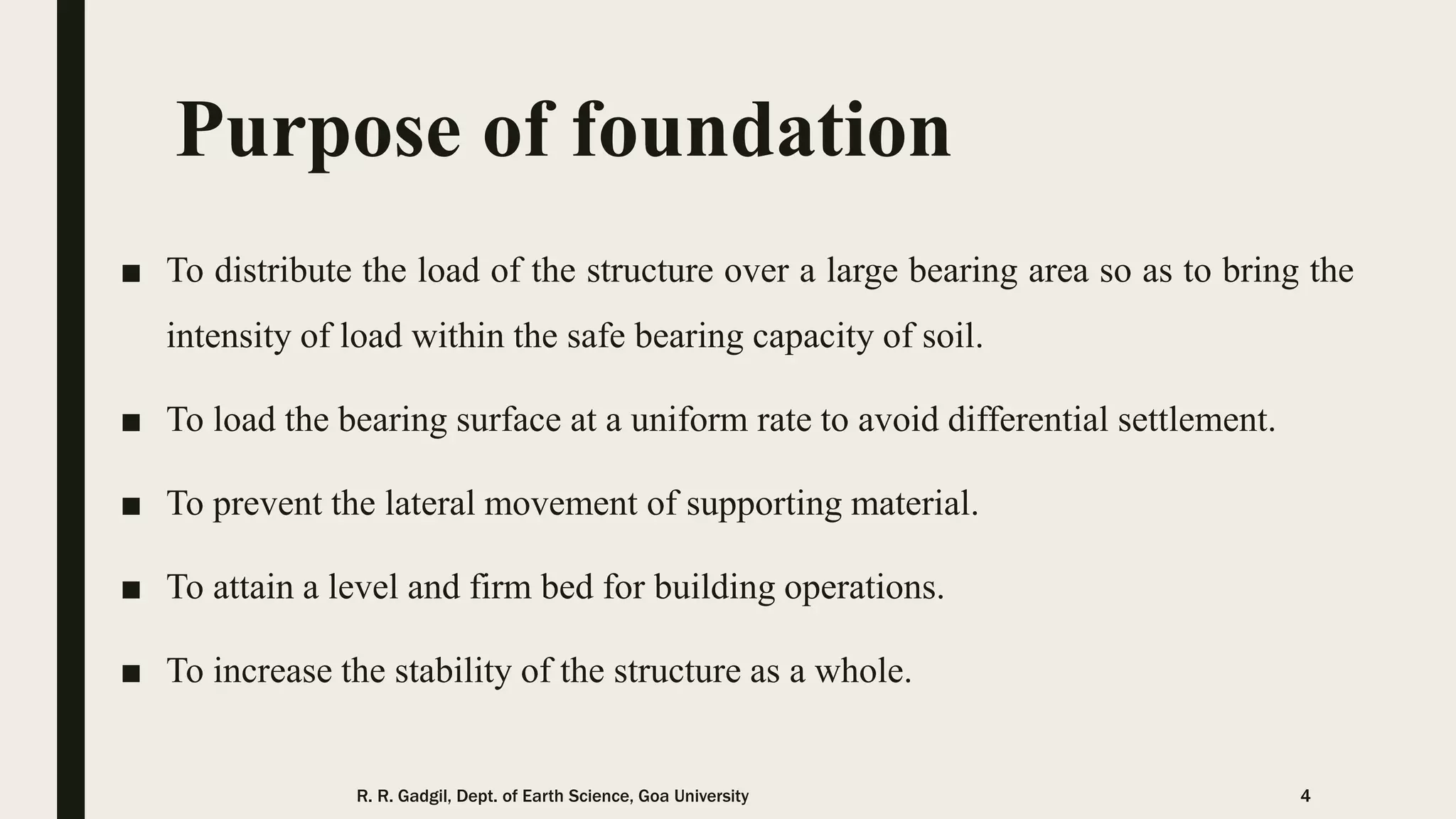 4 foundation geology | PPTX