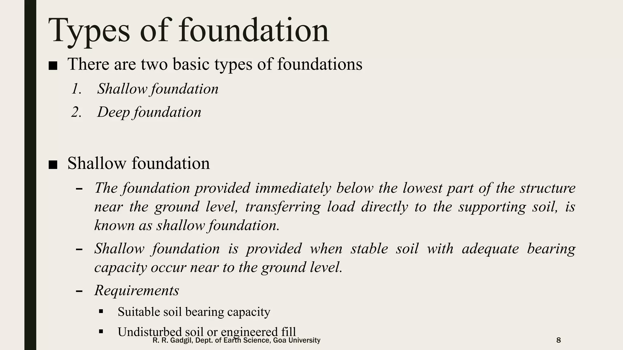 4 foundation geology | PPTX