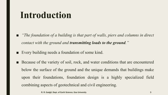 4 foundation geology | PPTX | Civil Engineering Industry | Industries