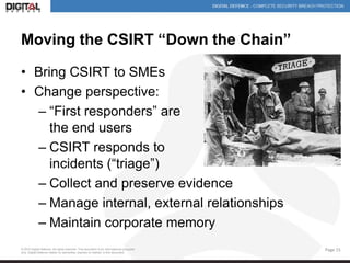 Robert beggs incident response teams - atlseccon2011 | PPT