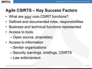 Robert beggs incident response teams - atlseccon2011 | PPT