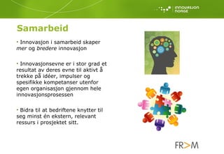 FRAM Innovasjon - Tor Nordby | PPT