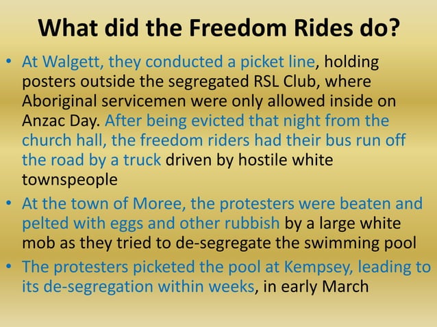 Freedom Ride Australia | PPTX