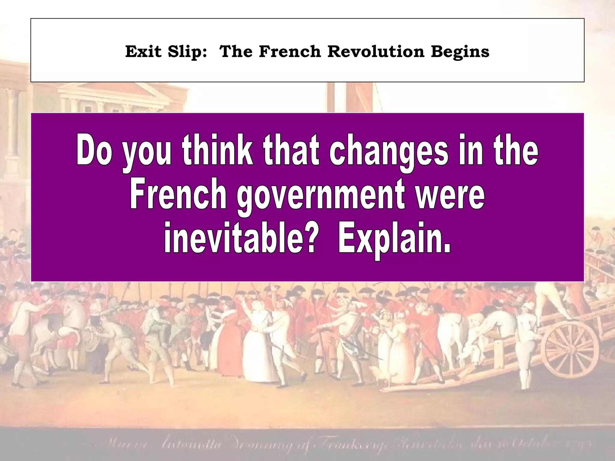 # 4 French Revolution | PPT