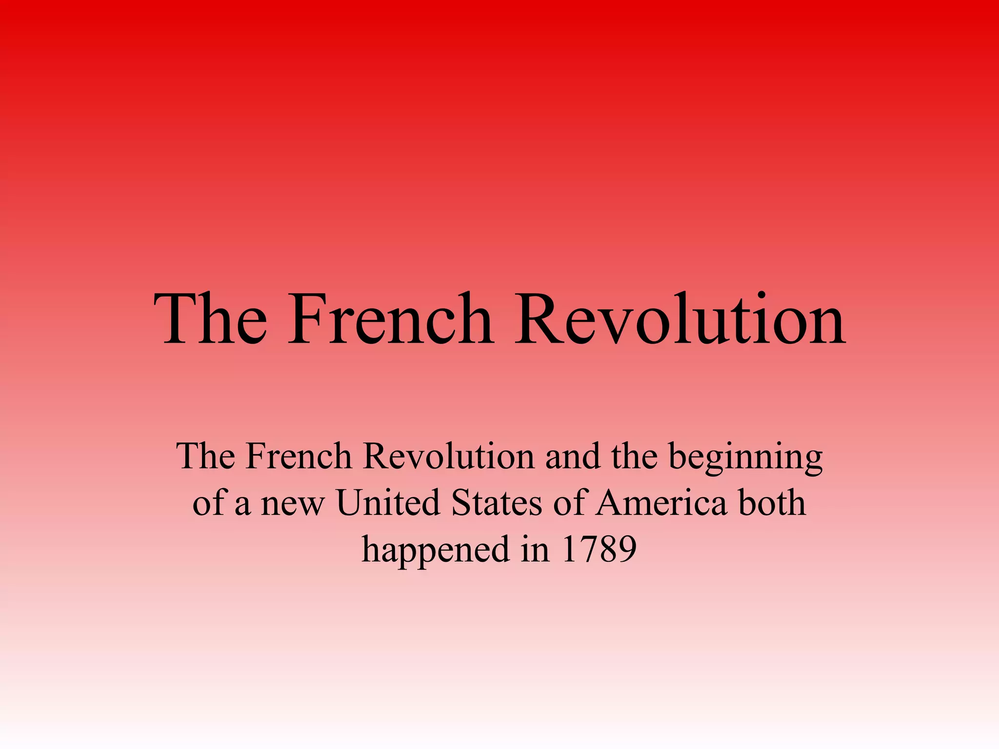 The French Revolution | PPT
