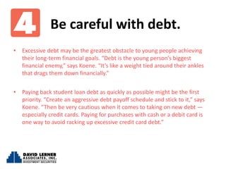 4 Financial Strategies for Young Adults | PPT
