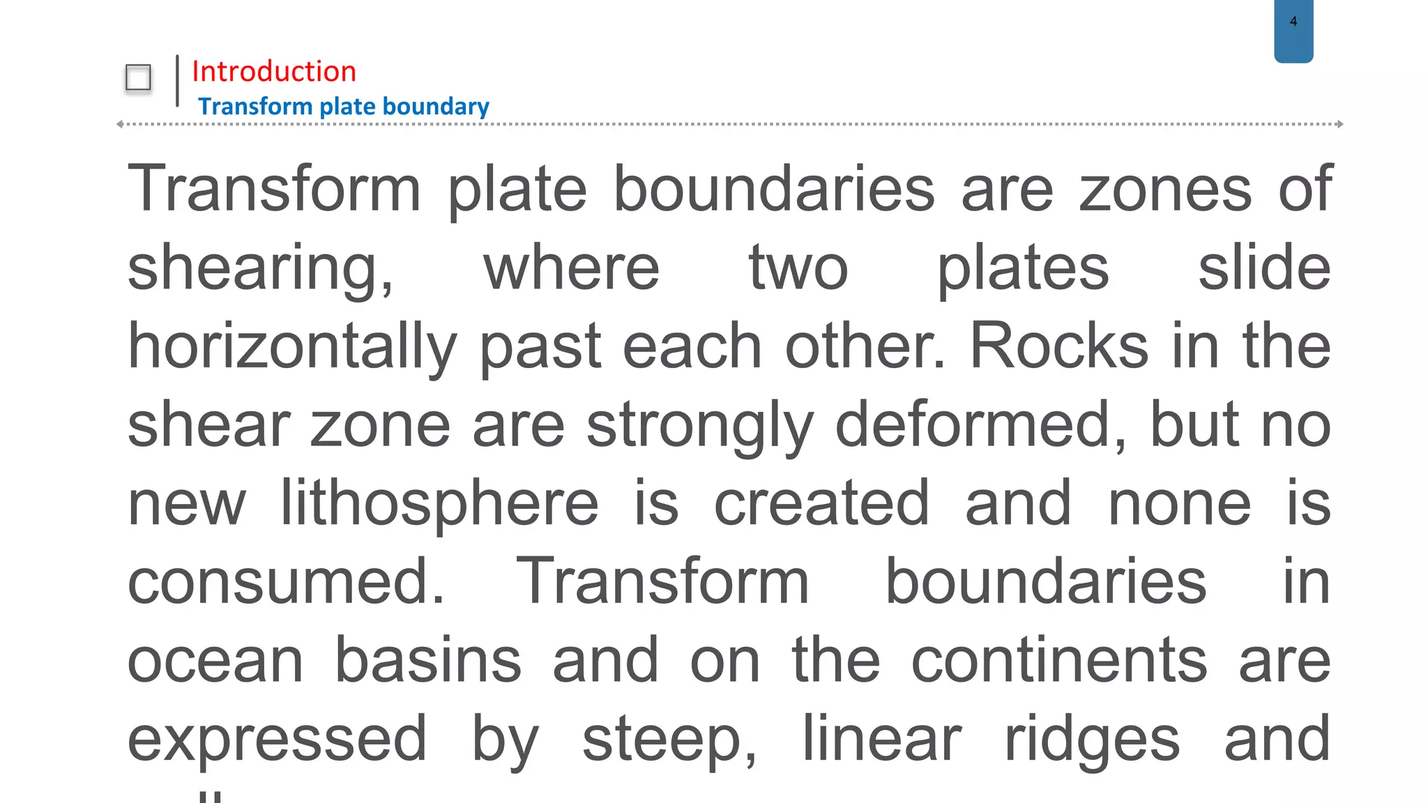 Transform plate boundary | PPTX