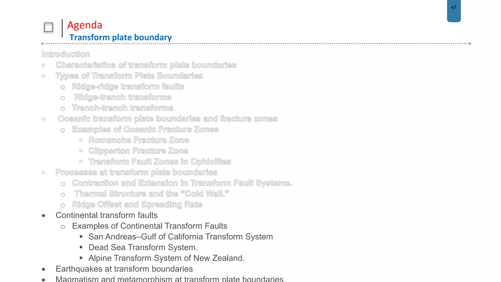 Transform plate boundary | PPTX