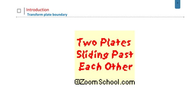 Transform plate boundary | PPTX | Geography | Science