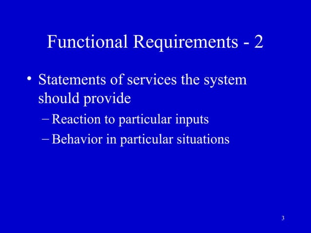 Functional-Requirements in Software Requirement Engineering | PPT