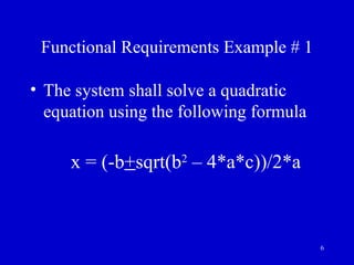 Functional-Requirements in Software Requirement Engineering | PPT